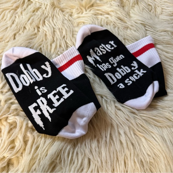 Accessories | Harry Potter Dobby Is Free Sock Pair | Poshmark